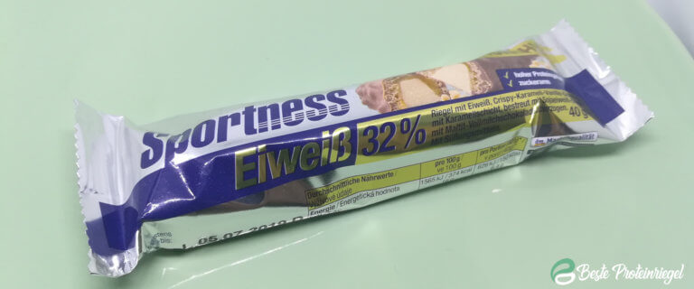 Sportness Eiweiß-Riegel 32% Testbericht | beste-proteinriegel.de